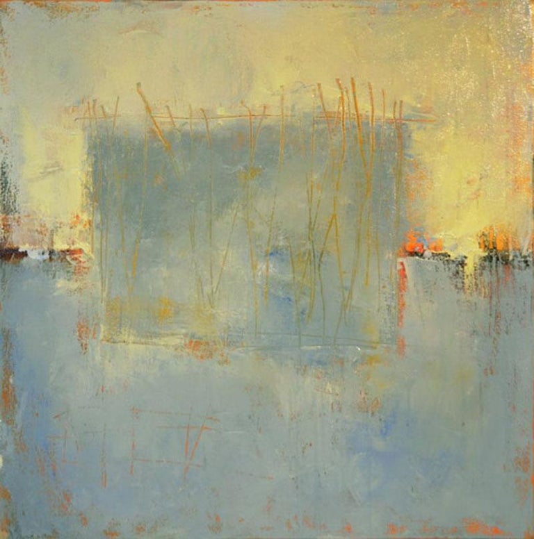 Ellen Hallie Schiff - Gray and Yellow For Sale at 1stDibs