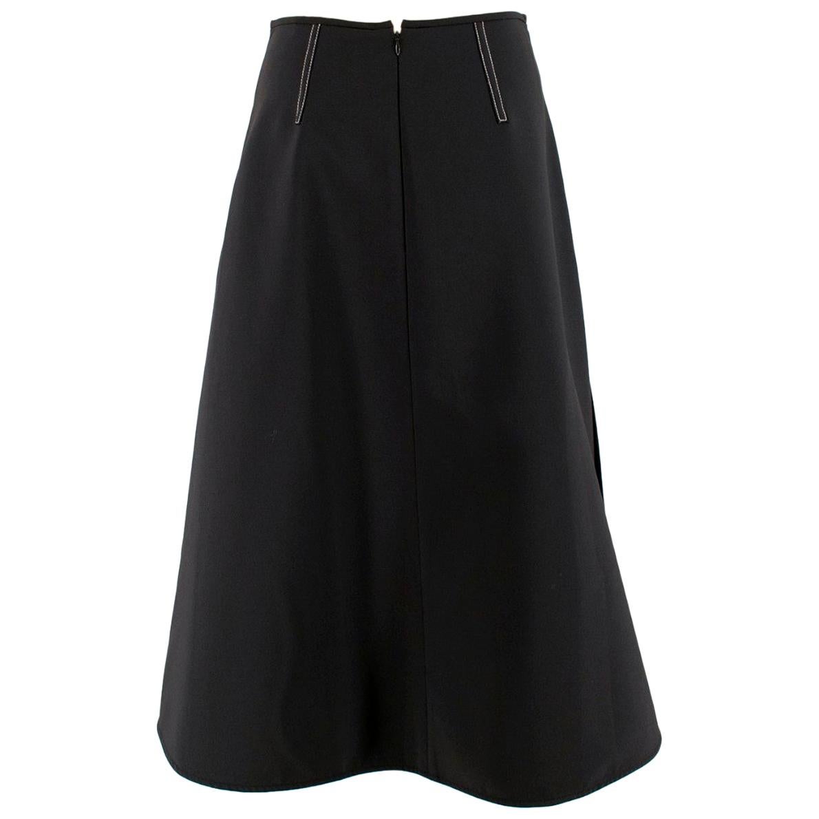 Ellery Tony Ruched Side Silk Slip Dress For Sale at 1stDibs