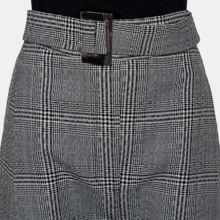 Ellery Monochrome Wool High Rise Kool Aid Belted Trousers M For Sale at ...