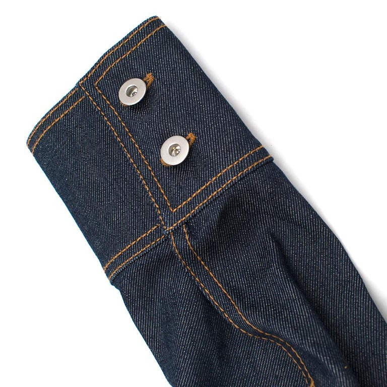 Ellery Vinyl-Panel Denim Jacket SIZE 38 IT at 1stDibs