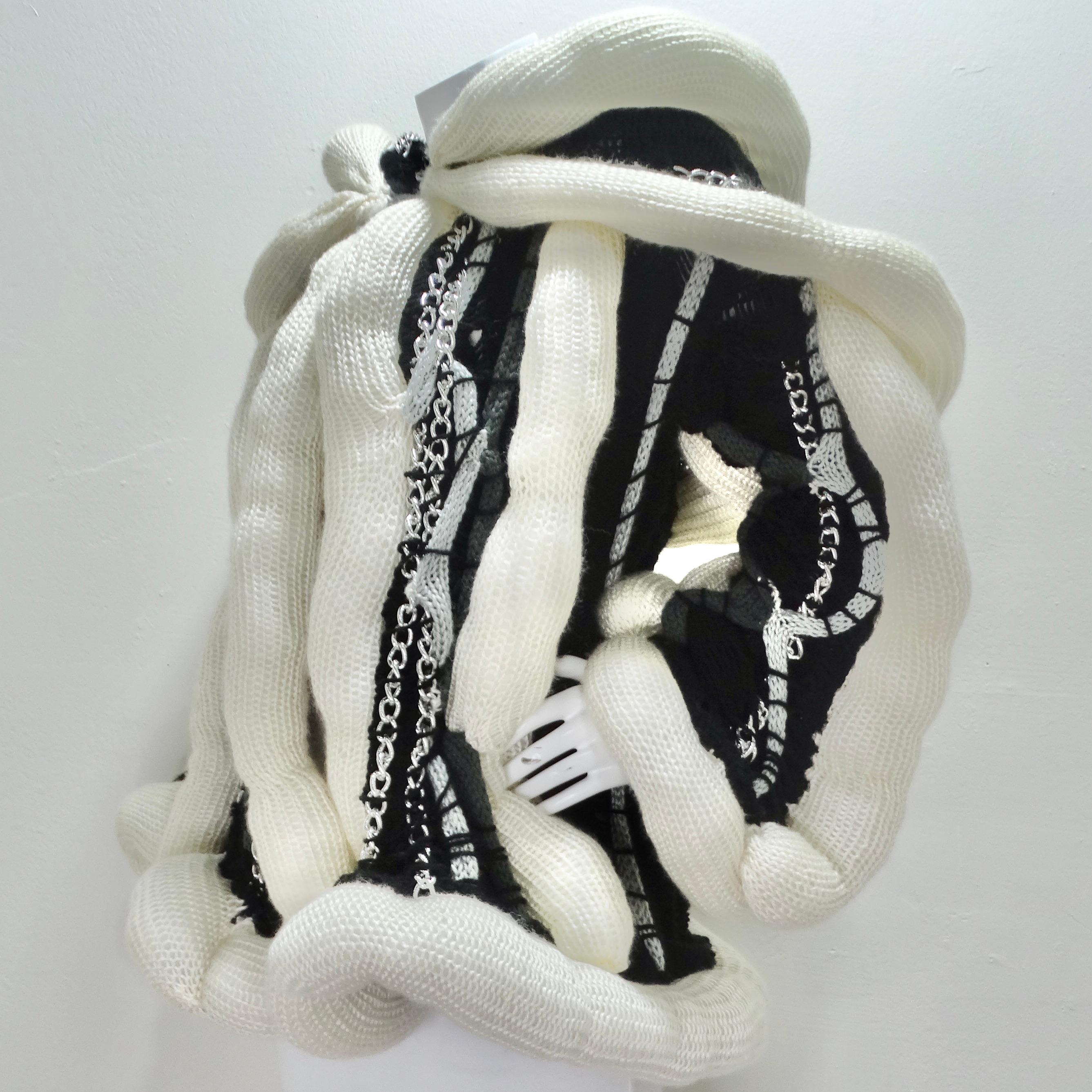 Elliana Capri Knit Double Hood Puffer Jacket For Sale at 1stDibs