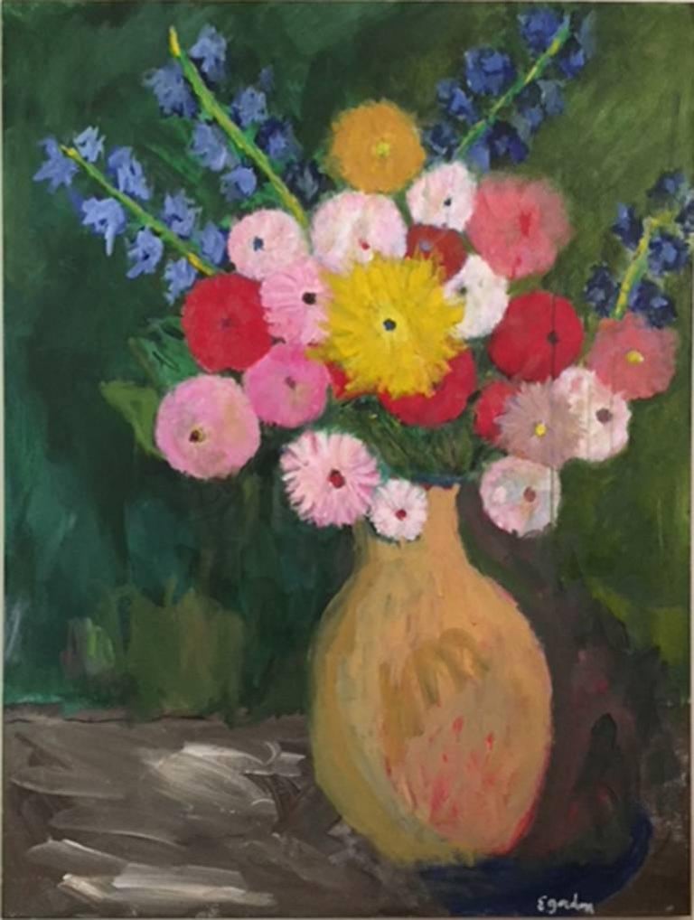 Elliot Gordon - Flowers In A Yellow Vase For Sale at 1stDibs | gordon ...