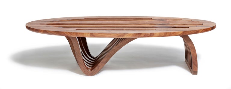 "Elliptical Coffee Table" by Minimalist Studio Craft Artist Adam ...
