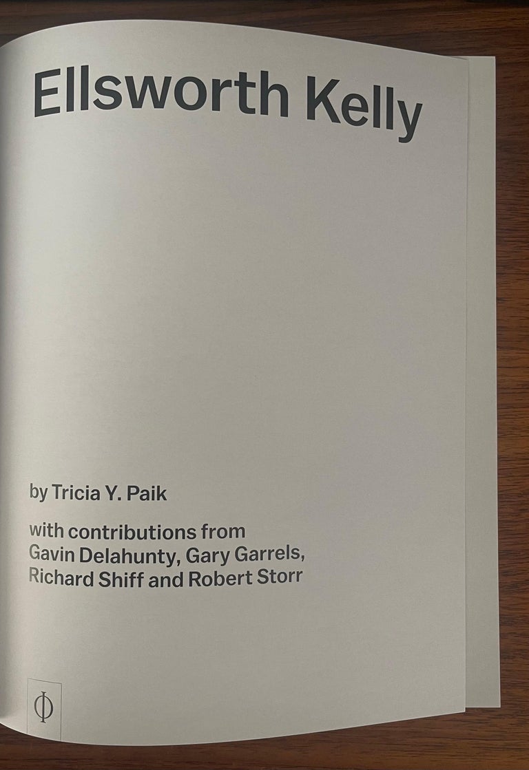 "Ellsworth Kelly" Art Book by Tricia Y. Paik For Sale at 1stDibs