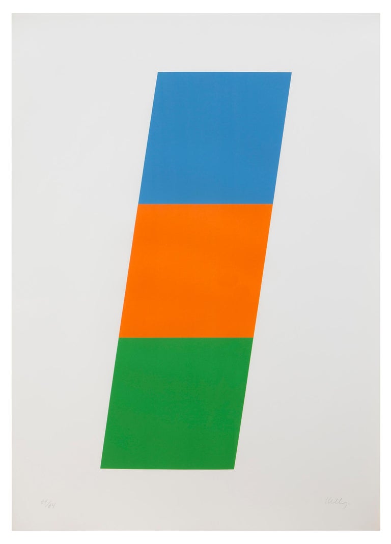 Ellsworth Kelly - Blue Red-Orange Green, Print For Sale at 1stdibs