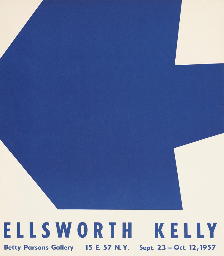 Ellsworth Kelly - Ellsworth Kelly, Betty Parsons Gallery (Blue) For ...