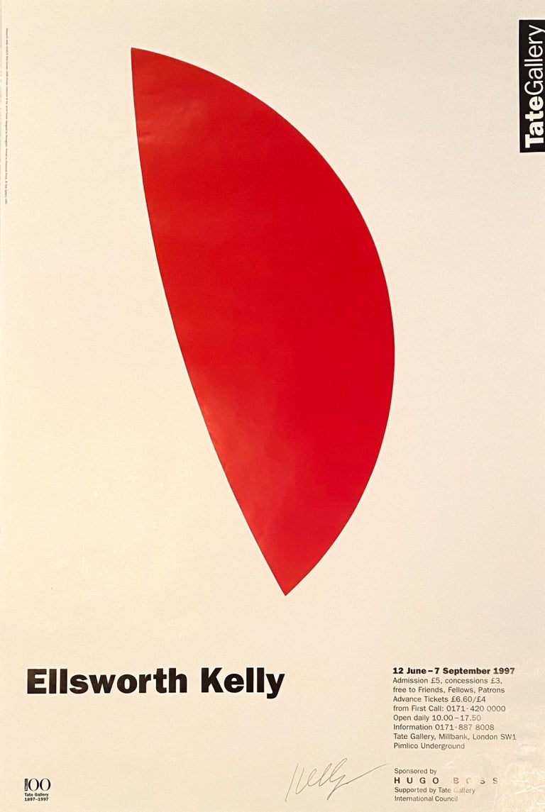 Ellsworth Kelly - Ellsworth Kelly, Tate Gallery, London (Red Curve) For ...