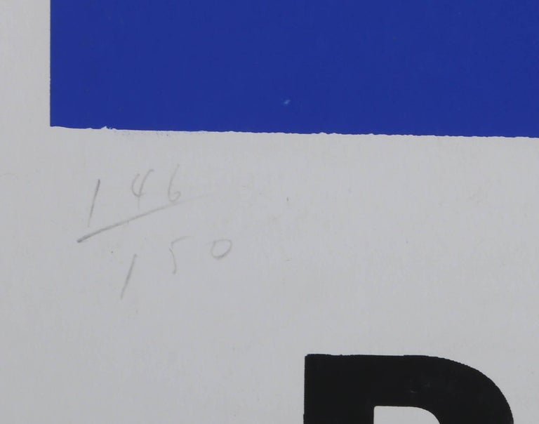 Ellsworth Kelly - Paris Review, Signed Screenprint by Ellsworth Kelly ...