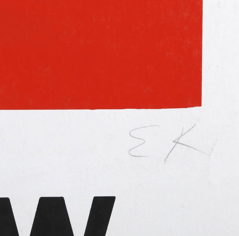 Ellsworth Kelly - Paris Review, Signed Screenprint by Ellsworth Kelly ...