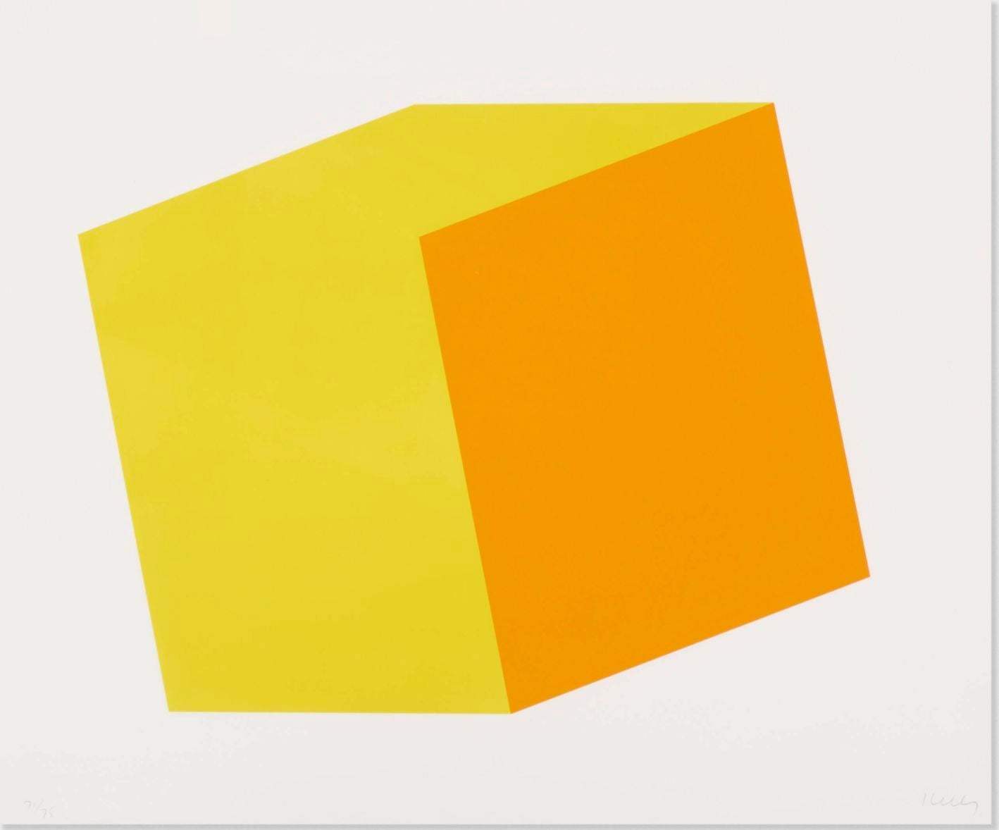 Ellsworth Kelly Yellow Orange from the Series of Ten Lithographs 1970 ...