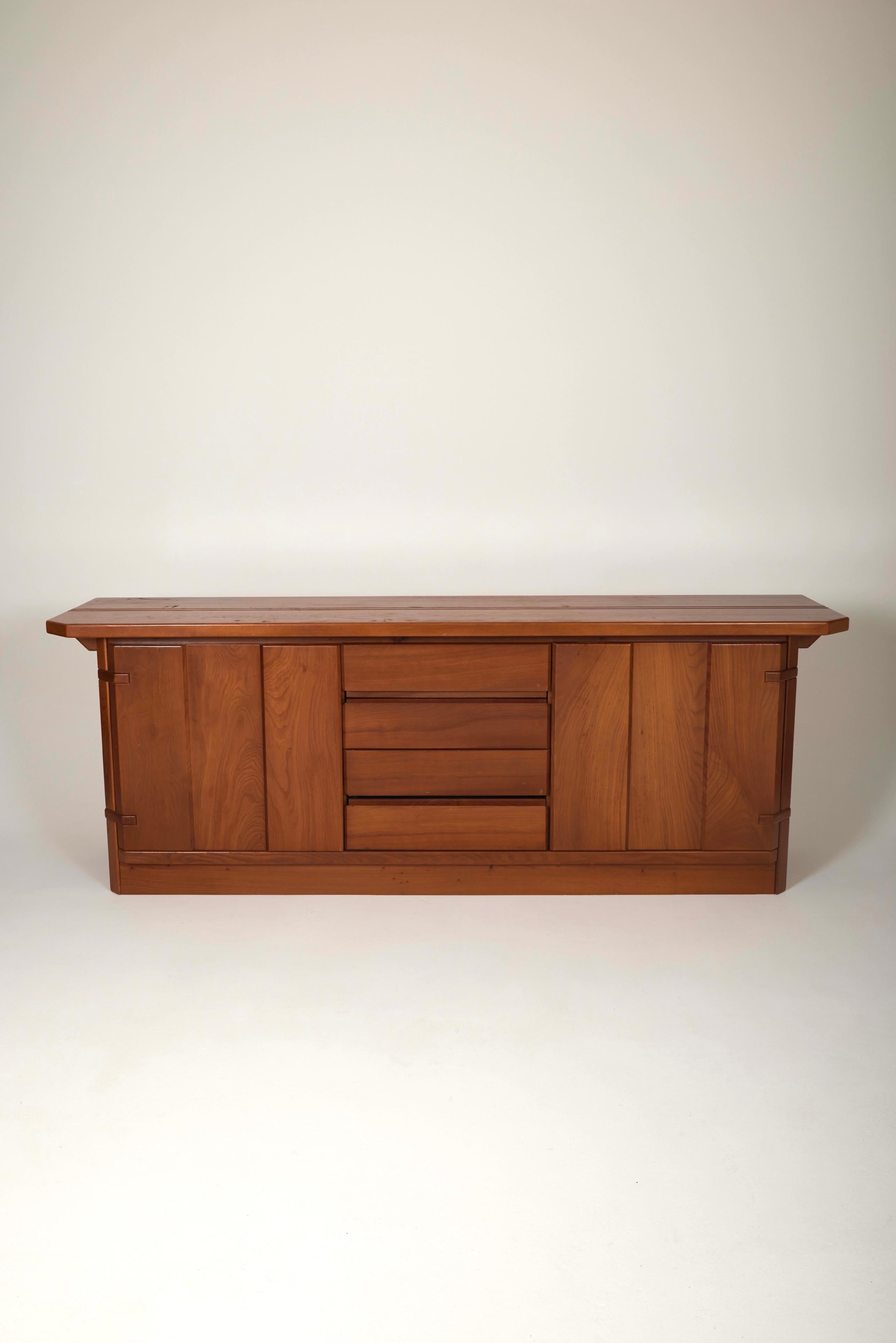 Elm Sideboard, 1970s For Sale at 1stDibs