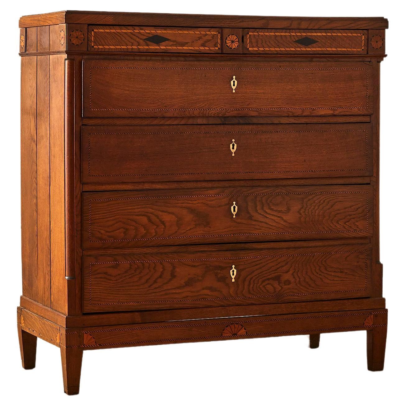 Elmwood Chest of Drawers at 1stDibs