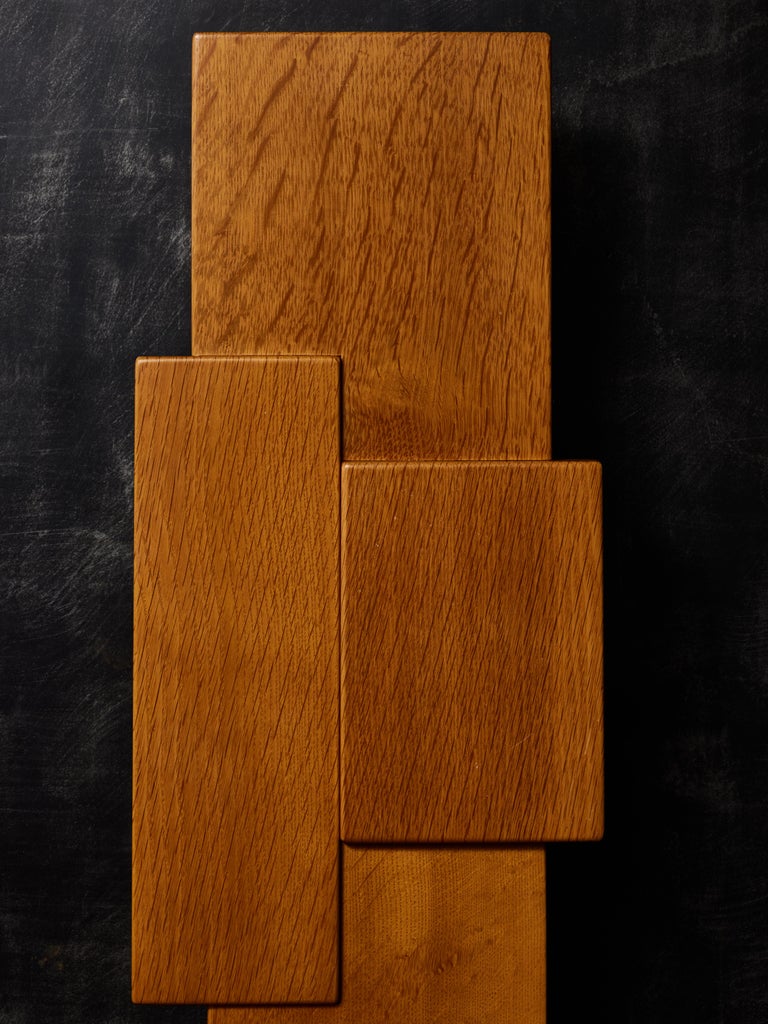 Elongated Teak Wall Scone For Sale at 1stDibs