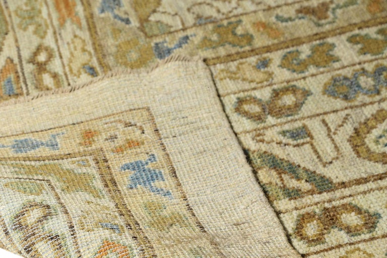 Elongated Turkish Sultanabad Rug For Sale at 1stDibs