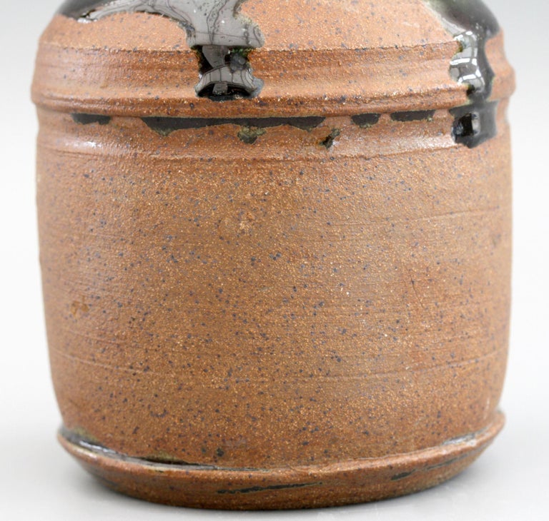 Elsa Benattar Studio Pottery Handled Vase 20th Century at 1stDibs