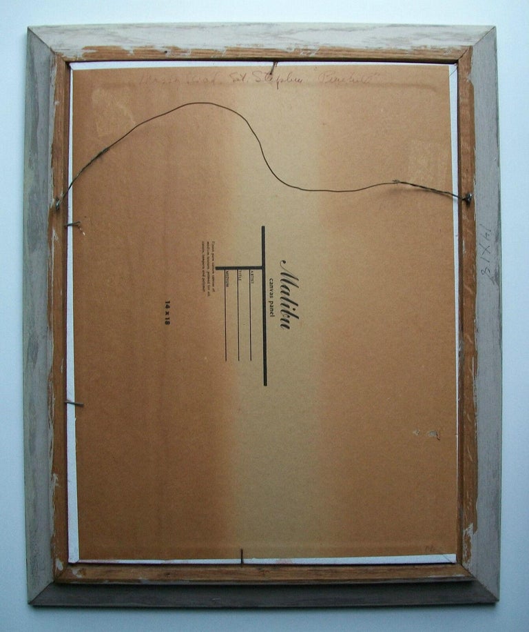 Elsa Merrill, Massey Road, Impressionist Oil Painting, American, circa ...