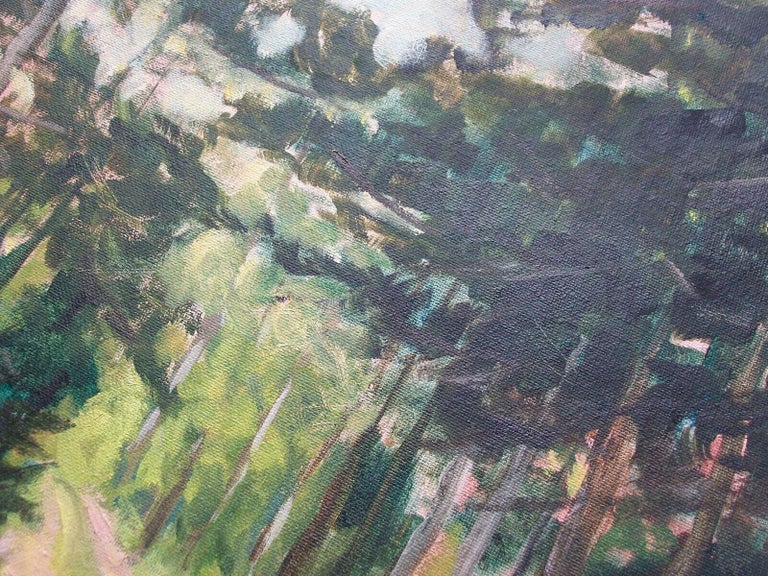 Elsa Merrill, Massey Road, Impressionist Oil Painting, American, circa ...