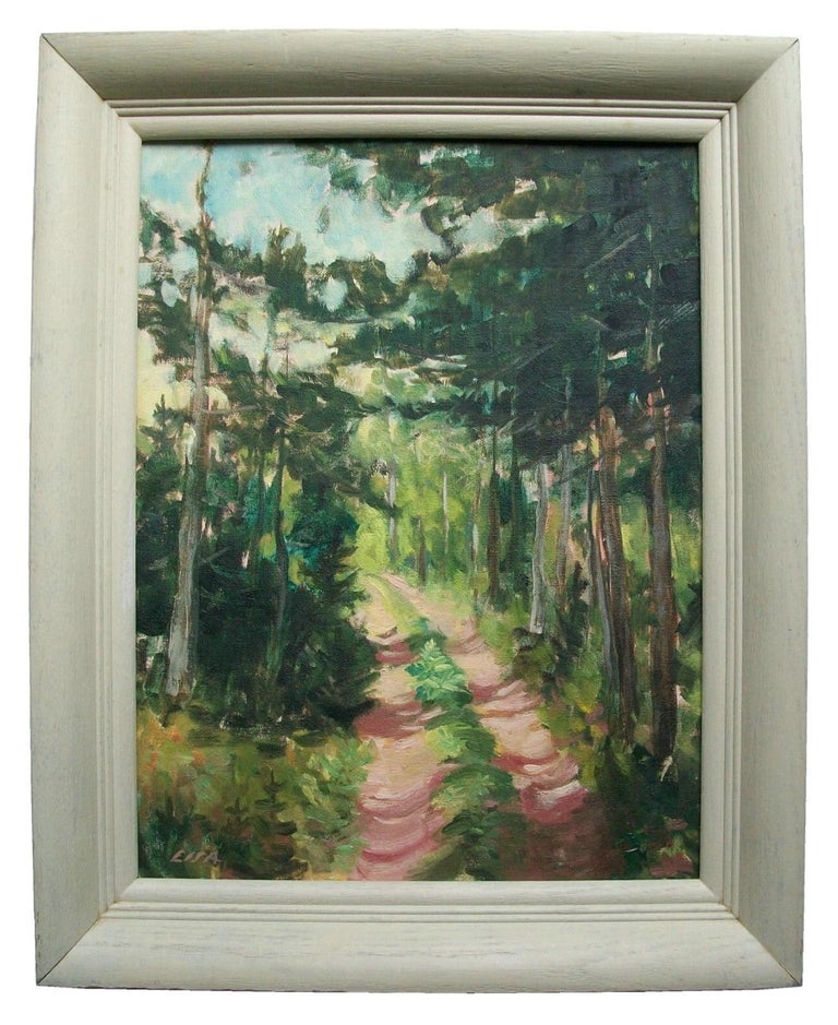 Elsa Merrill, Massey Road, Impressionist Oil Painting, American, circa ...