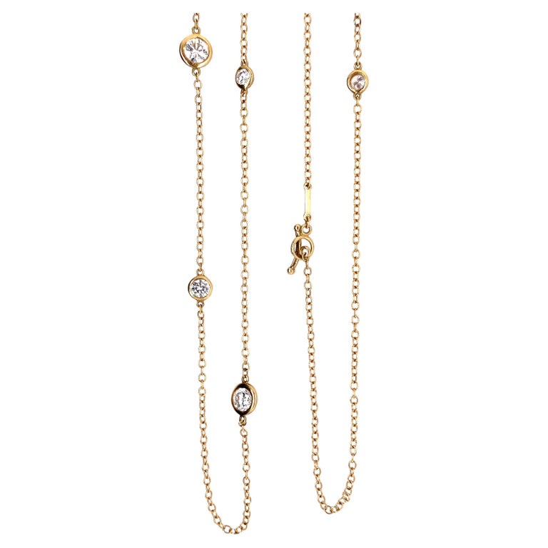 Elsa Peretti for Tiffany and Co. 'Diamonds by the Yard' Long Chain ...