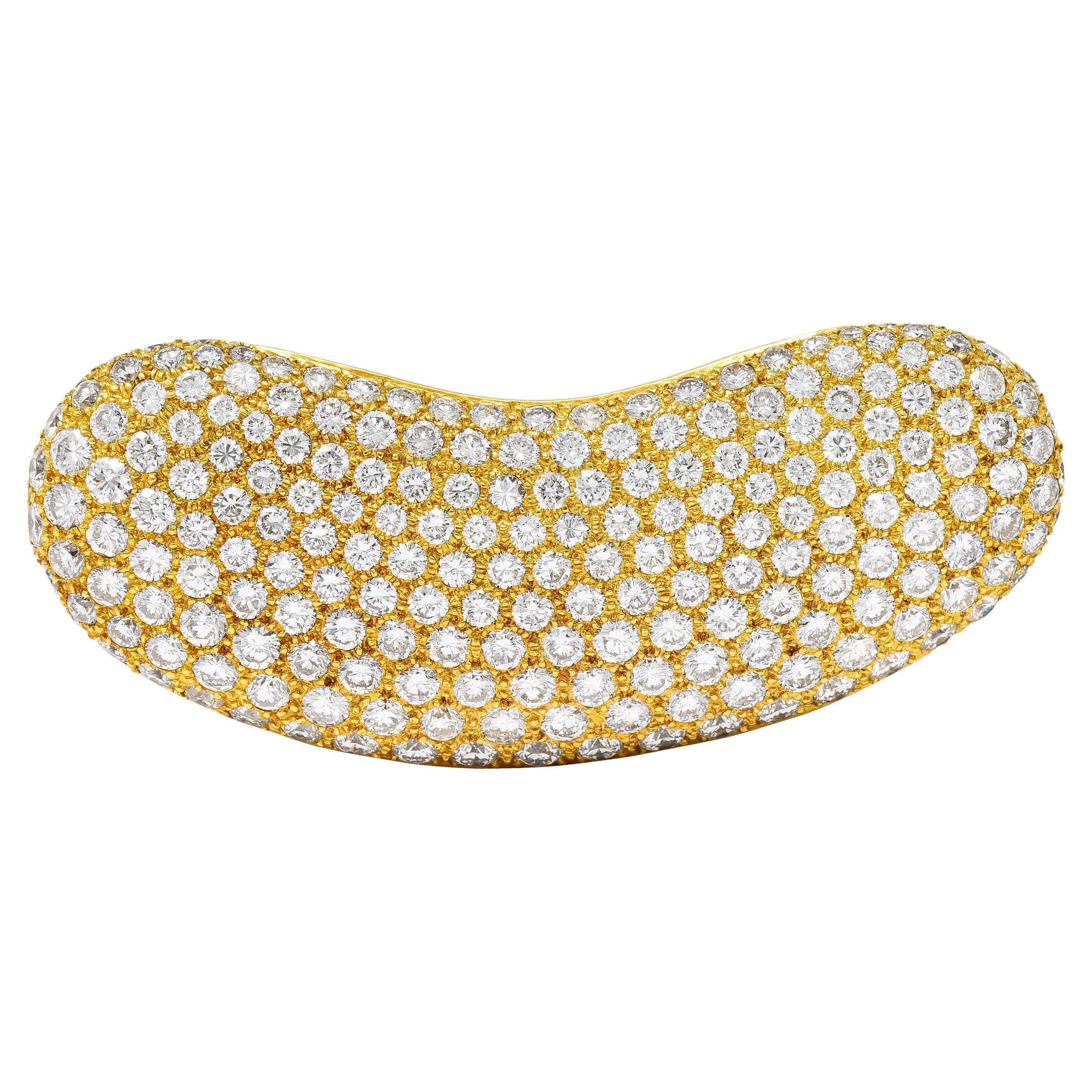 Elsa Peretti Tiffany and Co. 18 Karat Gold Infinity Cross Pendant ...