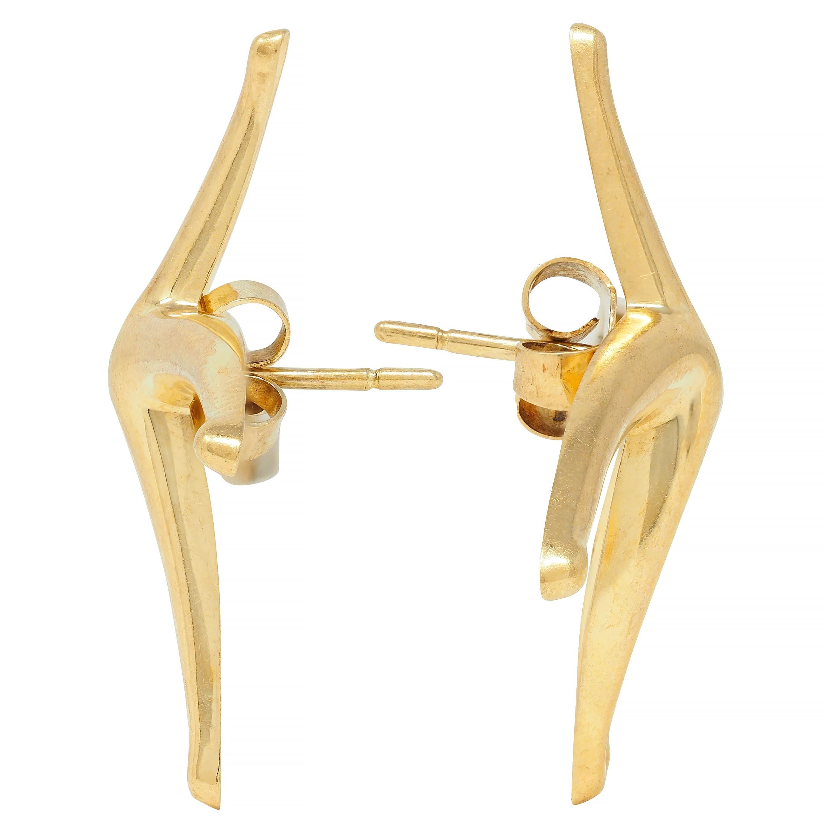 Elsa Peretti Tiffany and Co. 18 Karat Yellow Gold Vintage Starfish ...