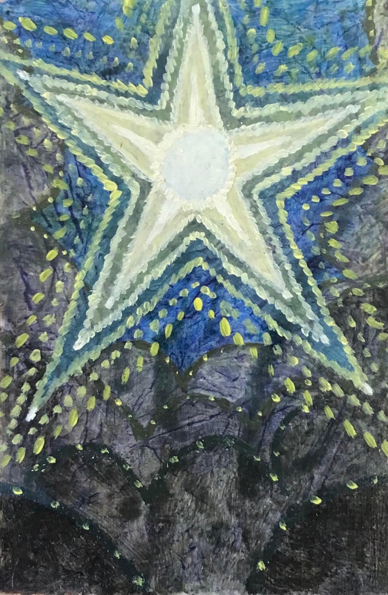 Elvic Steele - 1960's British Surrealist Oil Painting - 'Radiance and ...