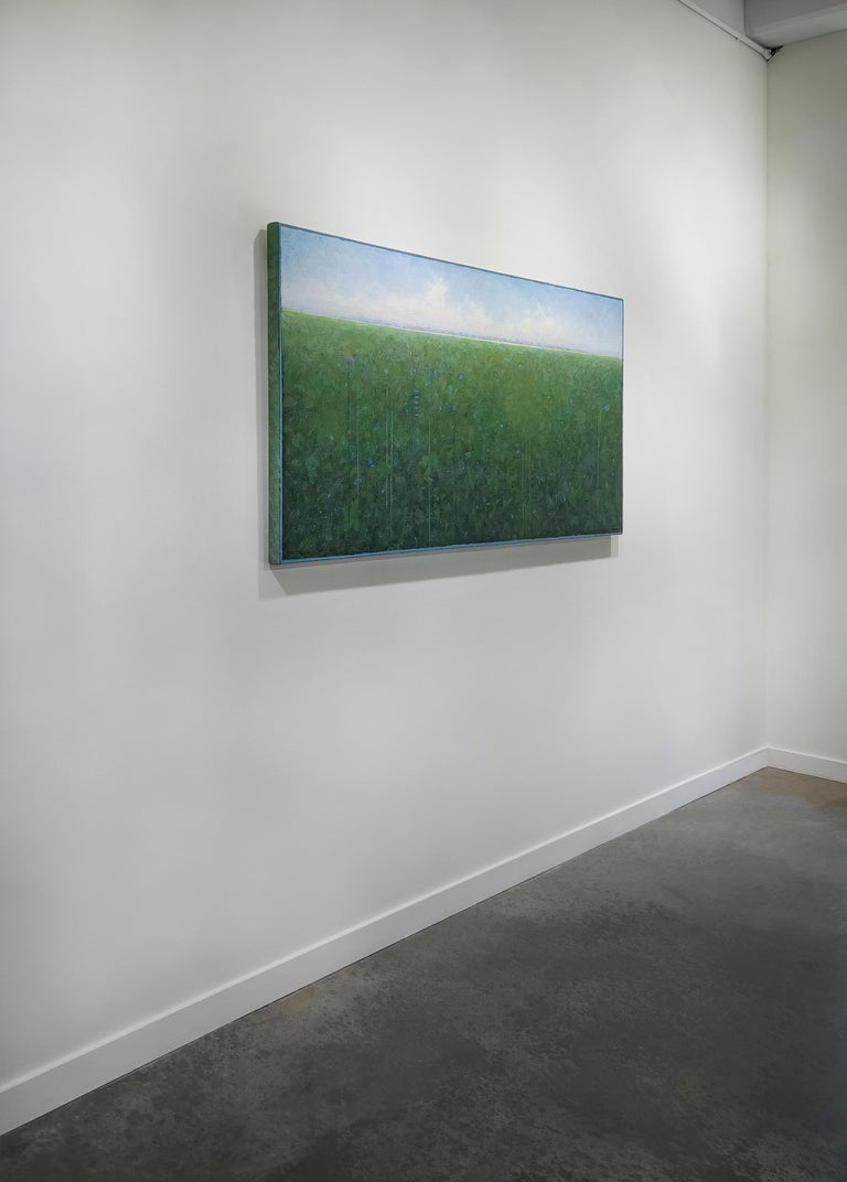 Elwood Howell - "Long View," Abstract Landscape Painting at 1stDibs