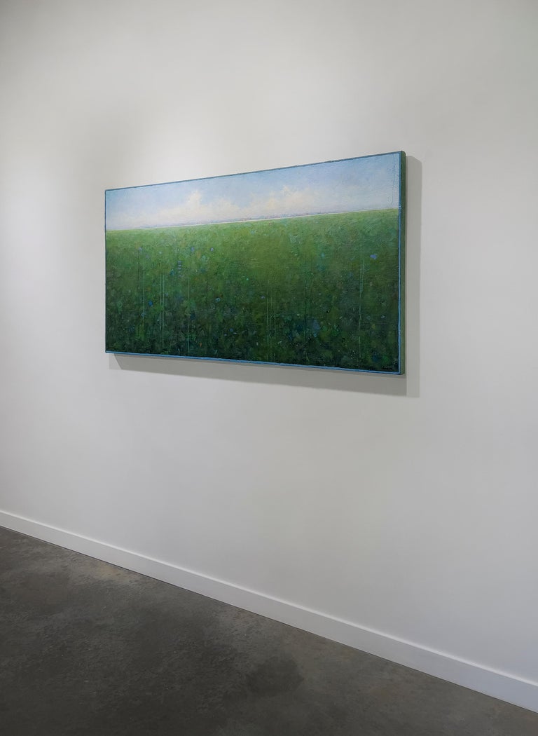 Elwood Howell - "Long View," Abstract Landscape Painting at 1stDibs