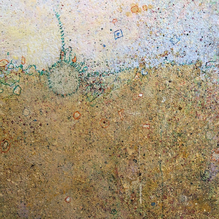 Elwood Howell - 'Sprout' transitional acrylic soft yellow earth ...