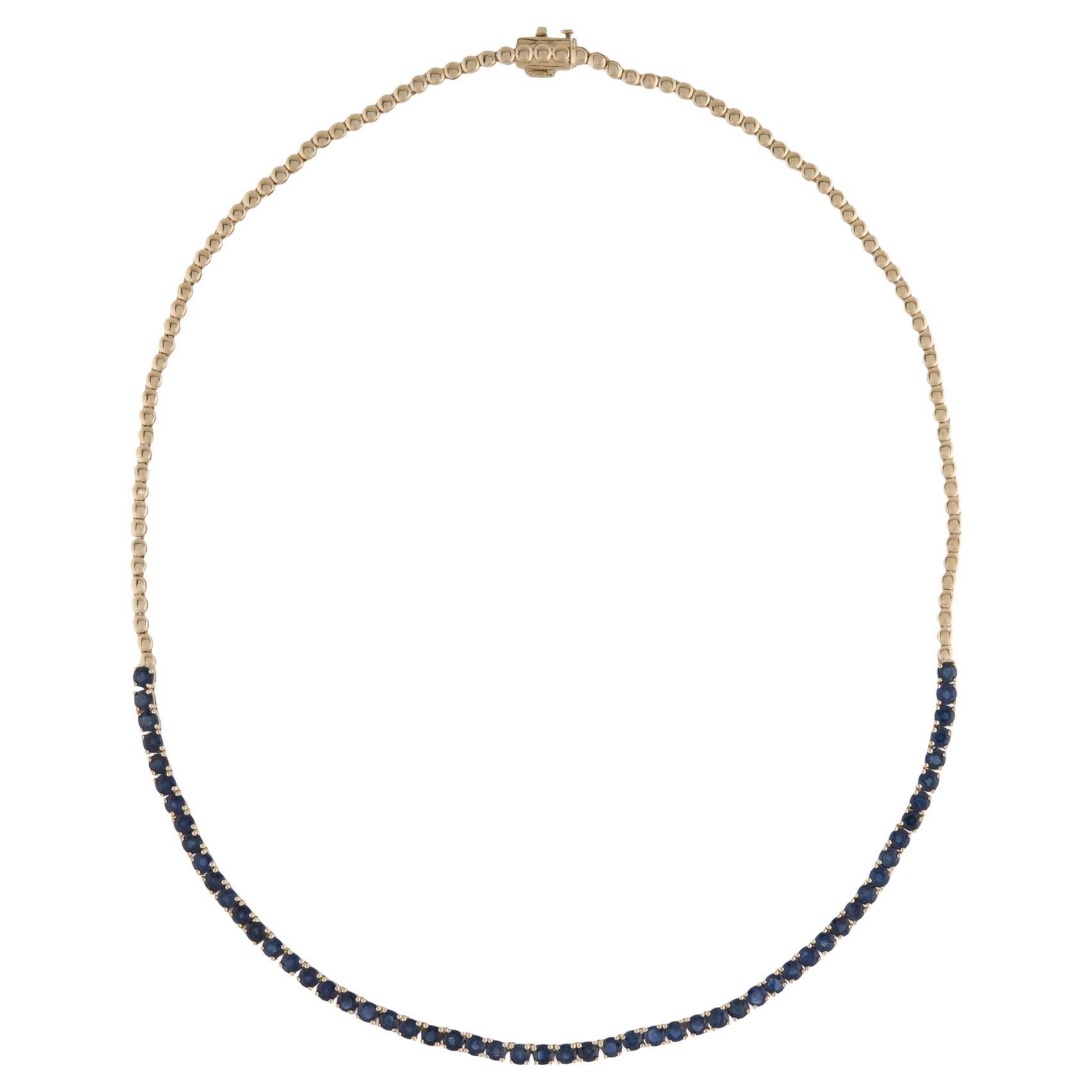 "Azure Serenade: Sapphire Necklace from the 'Beneath the Waves ...