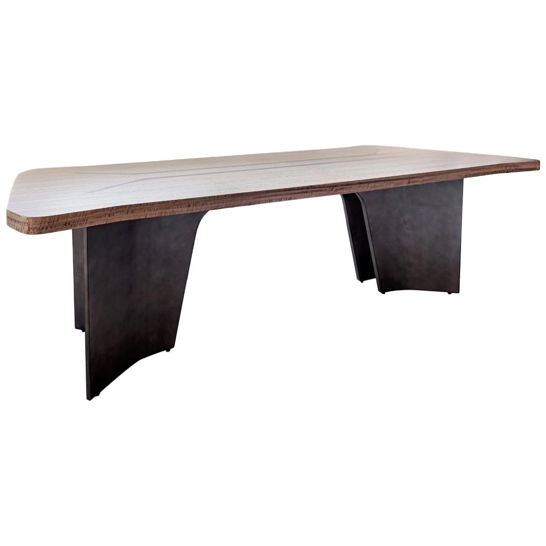 Elysian Dining Table Small, Sculptural and Modern in Eucalyptus For ...