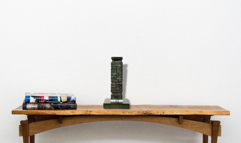 Elza Mayhew - Dynest - modern, abstract, totemic, bronze sculpture For ...