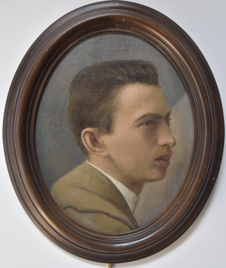 Emanuel Spitzer - Emanuel Spitzer (1844-1919) Portrait of a young man ...