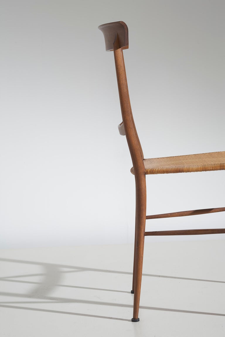 Emanuele Rambaldi, set of 8 'Ramba' dining chairs by Sanguineti ...