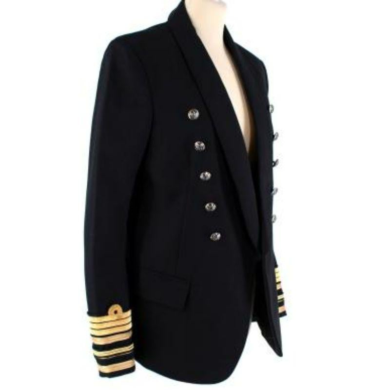Embellished Black Cotton Military Jacket For Sale at 1stDibs ...