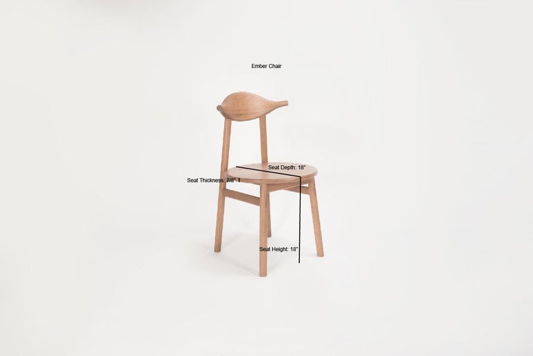 Ember Chair by Sun at Six, Sienna, Midcentury Style Chair in Oak For ...