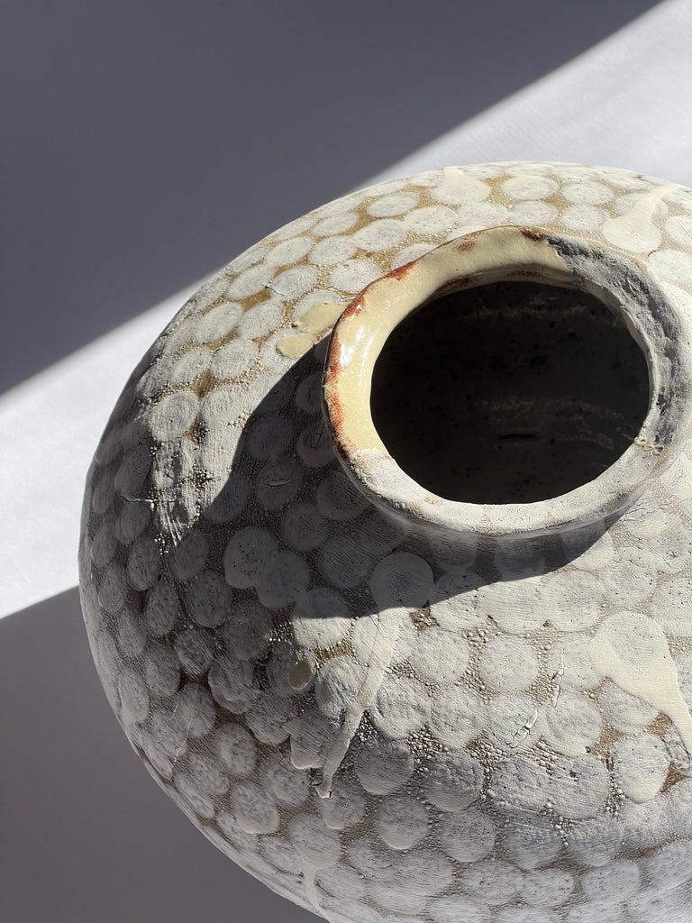 Emberken Dotted Rotund Vase For Sale at 1stDibs