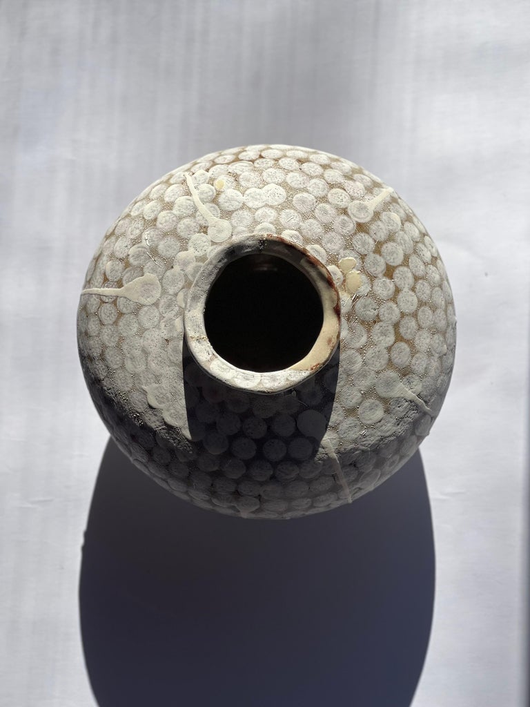 Emberken Dotted Rotund Vase For Sale at 1stDibs