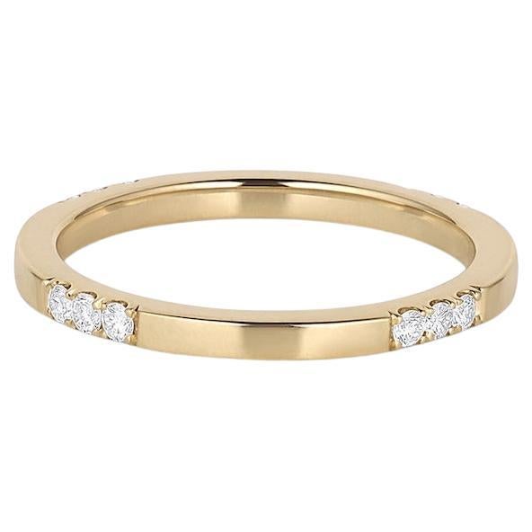Customizable EMBLM Square Diamond Band – 14k Solid Yellow Gold, Black ...