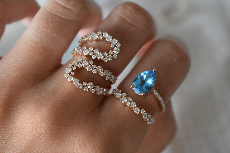 Customizable Embrace Scintilla ring by Joanna Achkar For Sale at 1stDibs