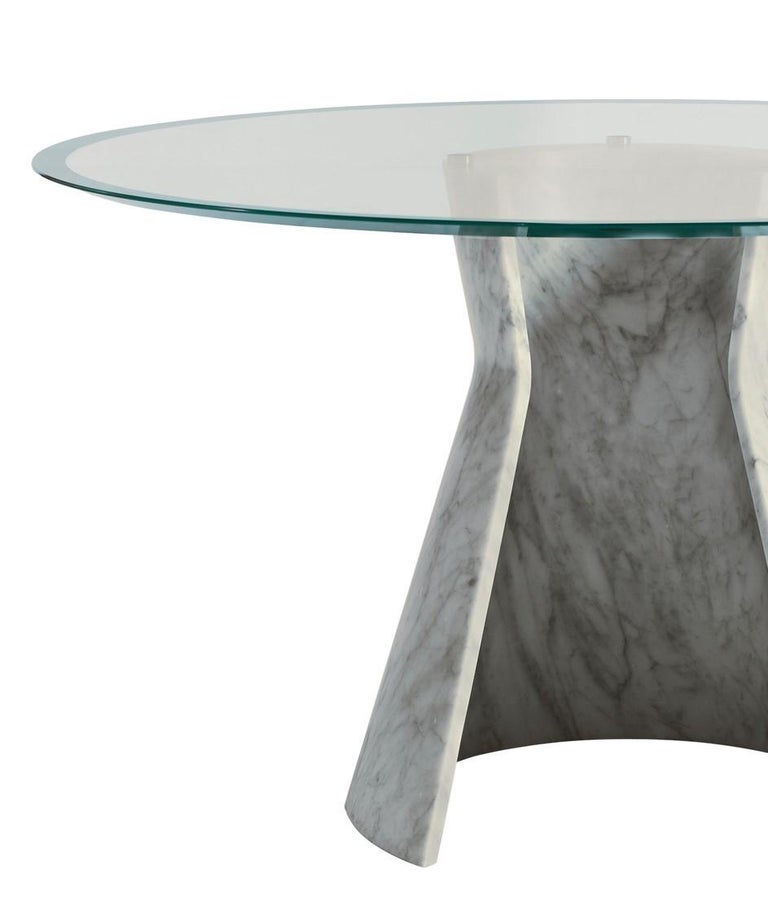 Embrace Table with Crystal Top by Gritti Rollo by MGM Marmi and Graniti ...