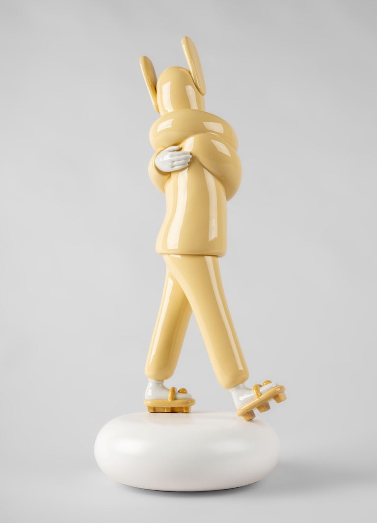 Embraced 'Yellow' Sculpture For Sale at 1stDibs