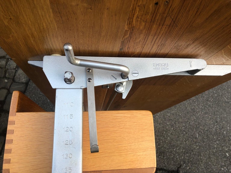 Embru Patent 1989 Swiss Made Authentic School Desk Industrial Office ...