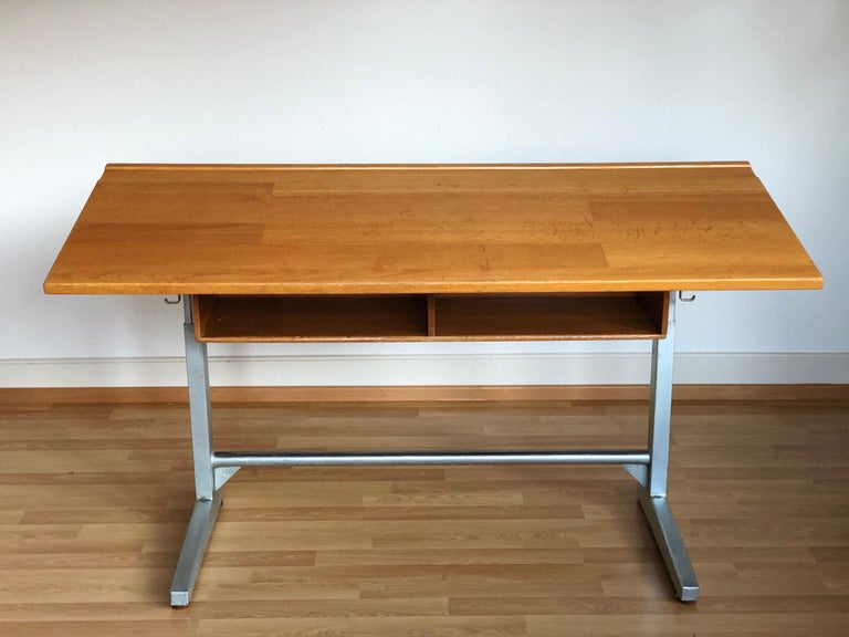Embru Patent 1989 Swiss Made Authentic School Desk Industrial Office ...