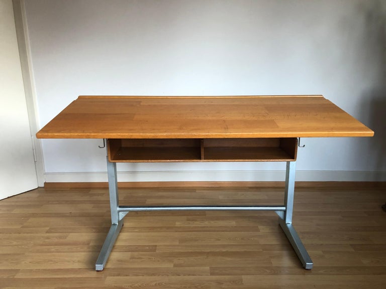 Embru Patent 1989 Swiss Made Authentic School Desk Industrial Office ...