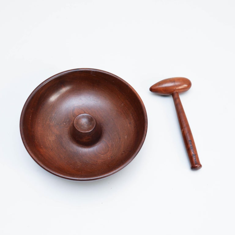 Embuia Brazil Mi- Century Modern Wood Nutcracker For Sale at 1stDibs