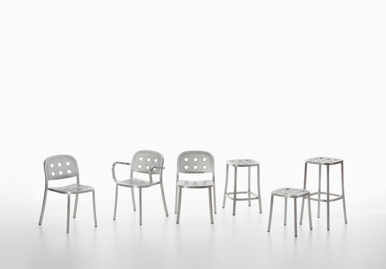 Emeco 1 Inch All Aluminum Stacking Chair by Jasper Morrison, 1stdibs Exclusive For Sale at 1stDibs