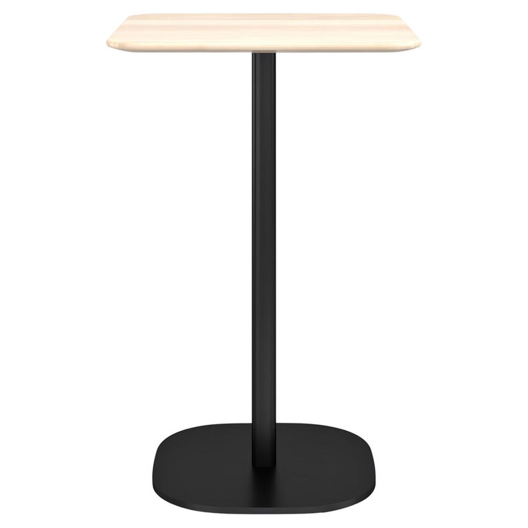 Emeco 2 Inch Small Counter Table with Black Legs and Wood Top by Jasper ...