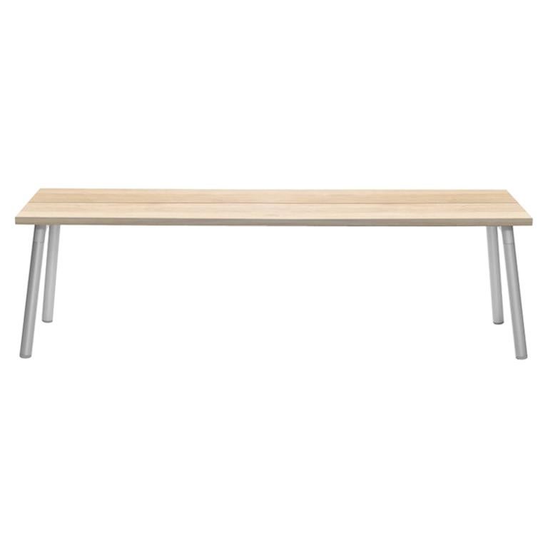 Emeco Run 3-Seat Bench in Accoya and Aluminum Frame by Sam Hecht and ...