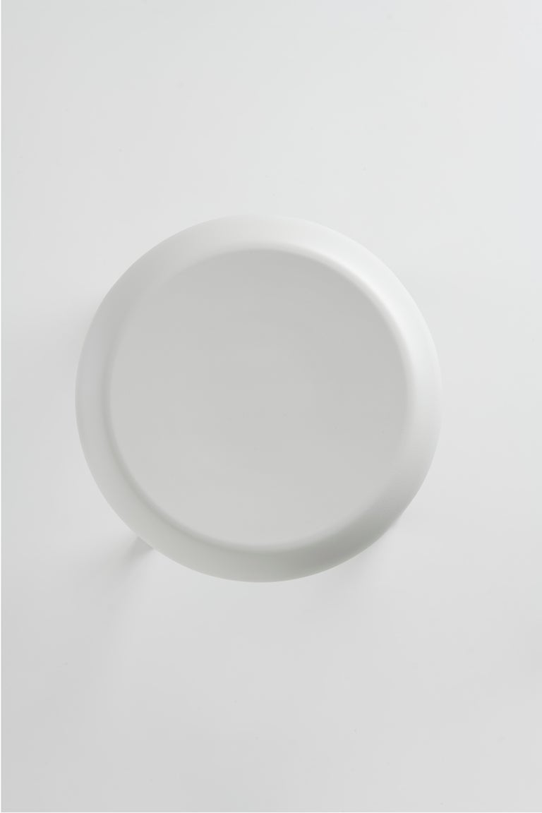 Emeco ZA Small Stool in White Grey Finish by Naoto Fukasawa For Sale at ...